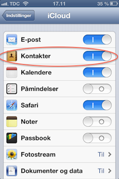 Sådan gendanner du dine iPhone kontakter efter du har slettet dem ⇒